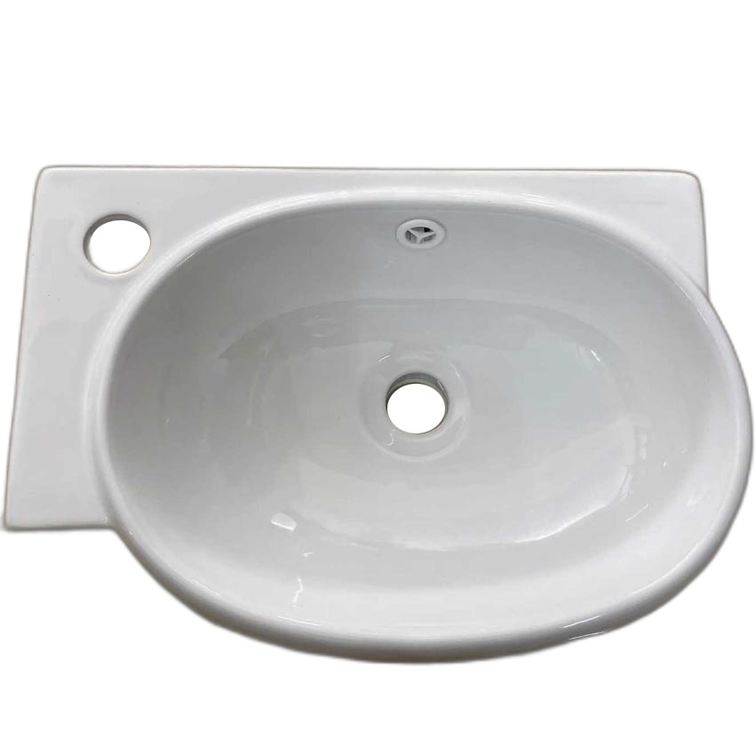 Lavabo treo tường mini phù hợp với không gian nhà tắm nhỏ mã W05C